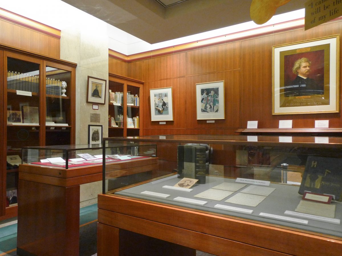 Buffalo & Erie County Public Library: Mark Twain Manuscript Room | HHL ...