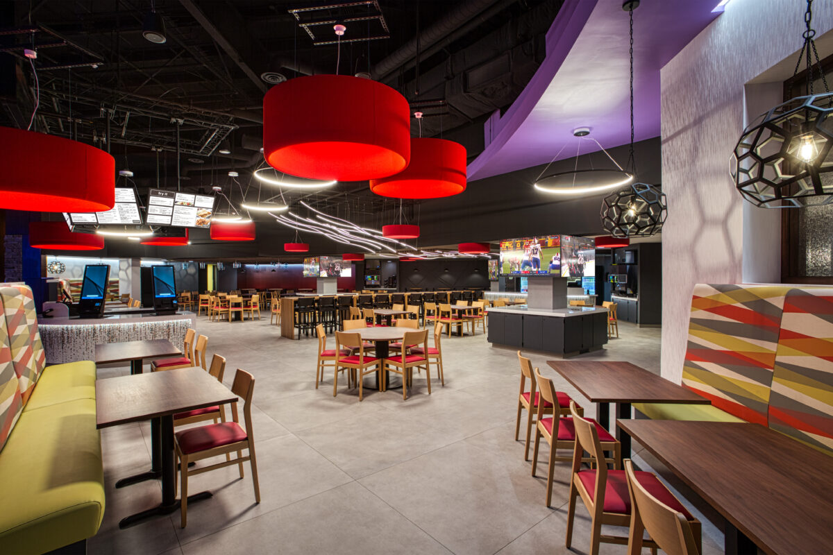 indulge Food Hall at Hamburg Gaming | HHL Architects