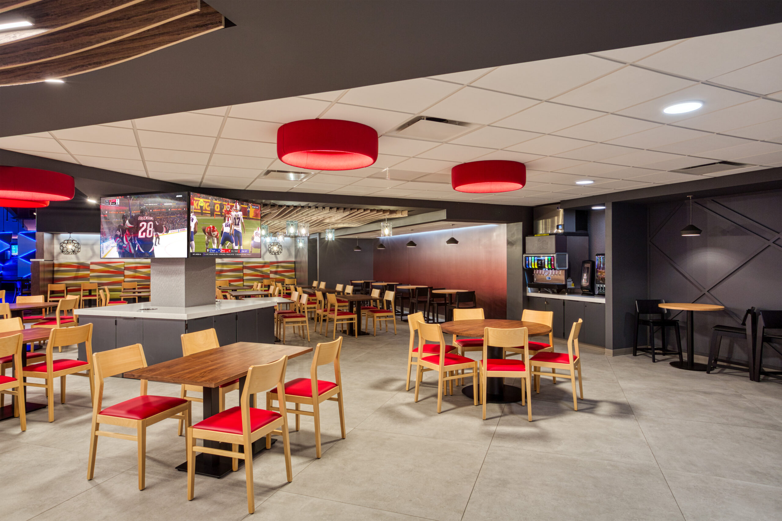 indulge Food Hall at Hamburg Gaming | HHL Architects