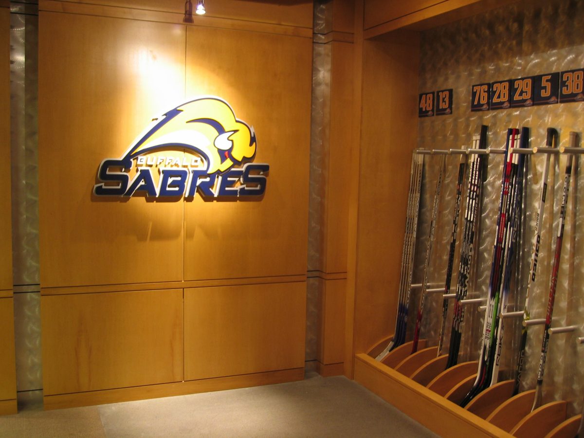 KeyBank Center: Buffalo Sabres Locker Room Renovations | HHL Architects