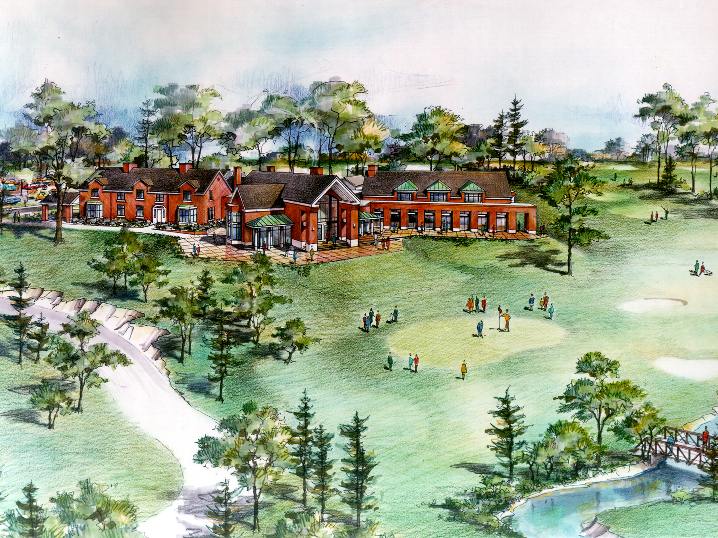 The Fox Valley Club Clubhouse Concept | HHL Architects